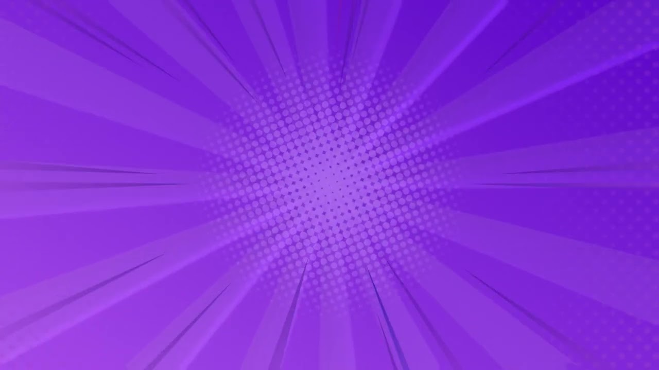 Purple Anime Comic Background Animated Video Loop | Copyright-Free | Full HD