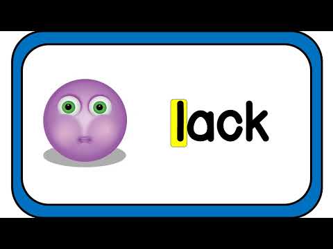 Word Family 'ack' Phonics Lesson - Learn to read