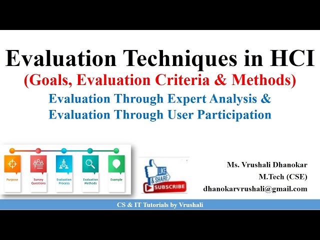 Understanding HCI Evaluation Techniques: Criteria and Examples | Galaxy.ai | Galaxy.ai