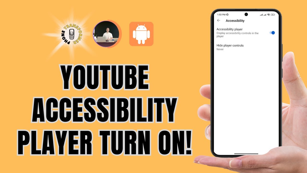 How to Turn On the Accessibility Player on YouTube