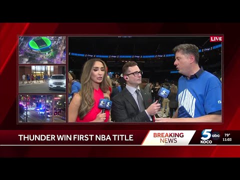 Oklahoma City Mayor David Holt shares excitement after Thunder win NBA Finals