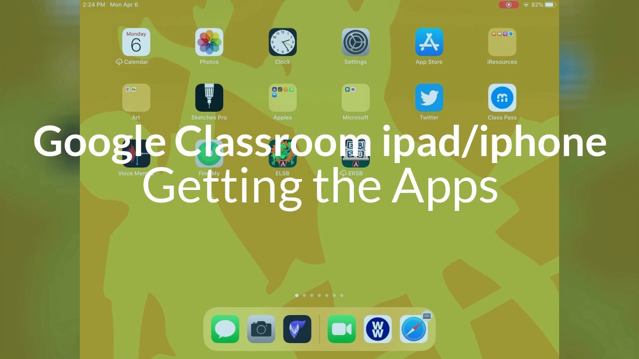 Google Classroom on iPad - Getting the Apps 01