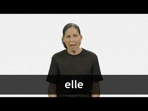 How to pronounce ELLE in French