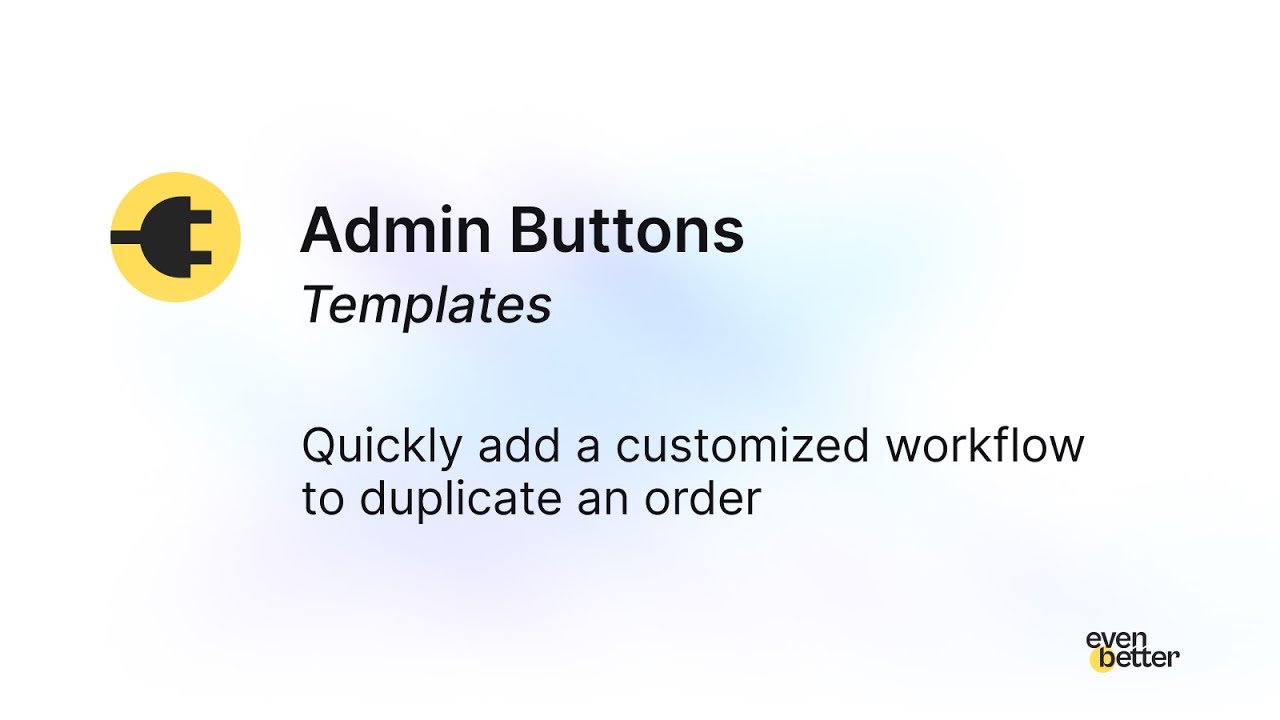 Setting Up an Admin Button to Create a Draft Order from an Existing Order
