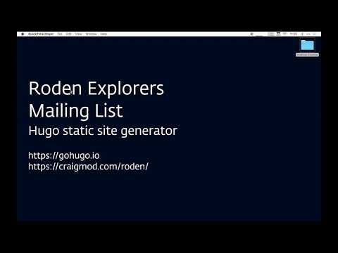 Using Hugo for a mailing list + online archive