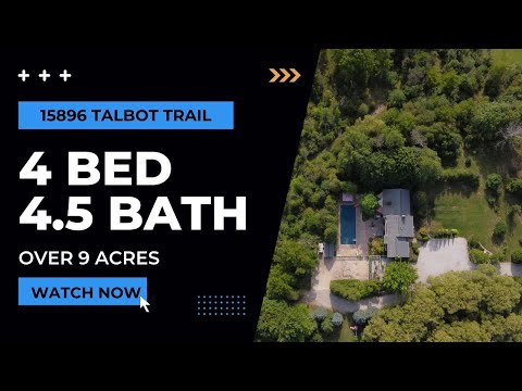 Over 9 Acres + Over 5000 sq ft Home! WOW!