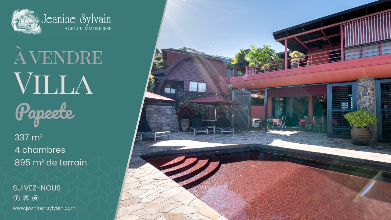 ✨ A Vendre : Villa audacieuse & atypique  à La Mission ✨