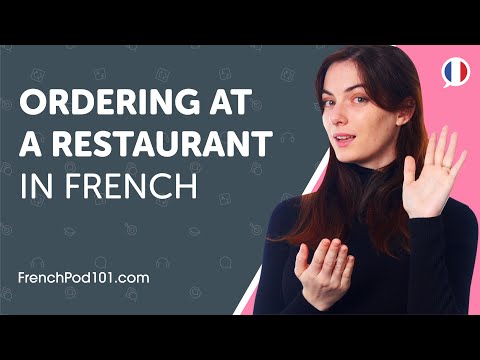 Learn How to Order at a Restaurant in French | Can Do #18