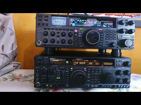 Yaesu FT-1000MP Mark-V Field v/s Yaesu FT-2000 - Reception Comparison on 14 MHz