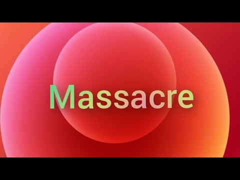 Massacre meaning