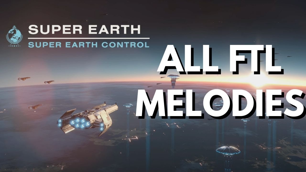 All FTL Jump Melodies - Helldivers 2 (Extracted Audio)