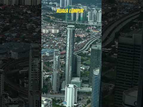 Views from 86th floor of the Petronas tower 2. #travel #kualalumpur #malaysia #petronastwintower