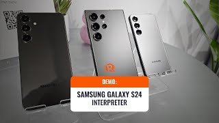 WATCH: Trying out the Samsung Galaxy S24's AI-powered 'Interpreter'