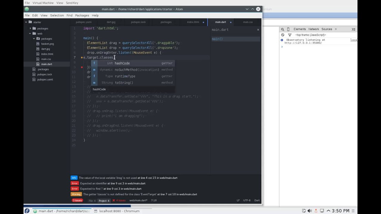 Dart Web Programming for Beginners: 30 Dropping