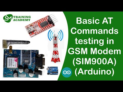 Basic AT Commands Testing in GSM Modem | GSM Module | Arduino