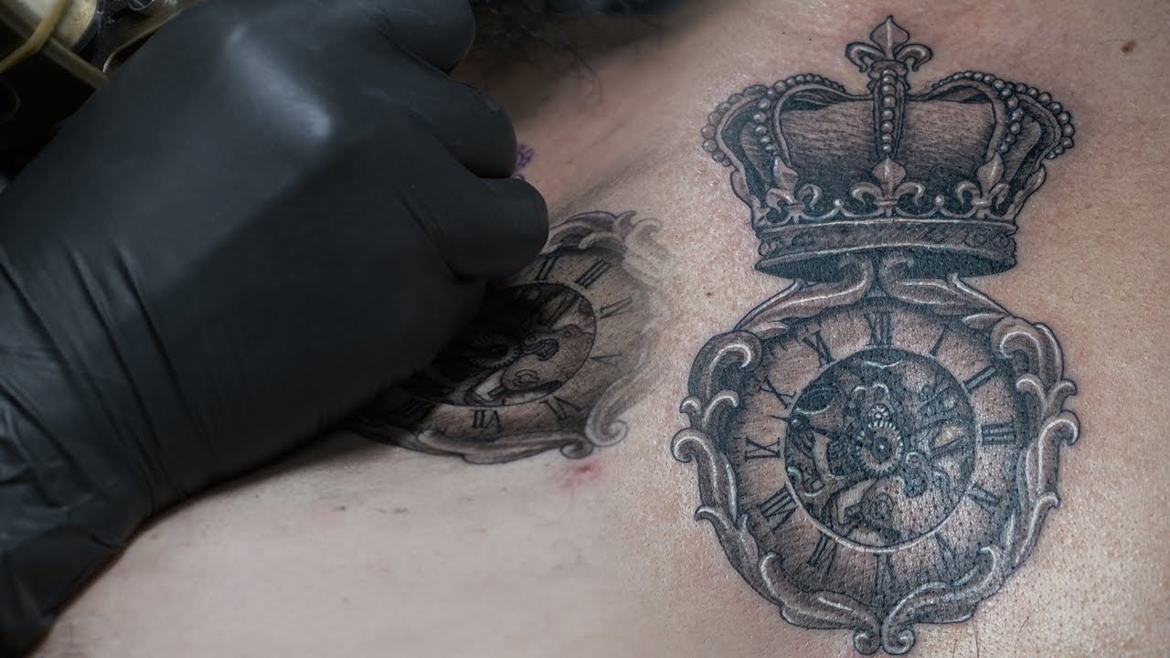 BOGZIFIED | Clock Tattoo | Time-lapse