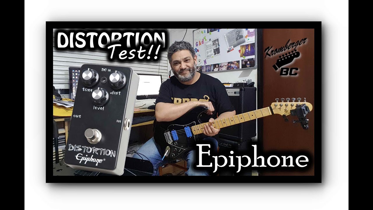 DISTORTION EPIPHONE   TEST BY krombergerbc