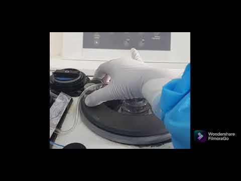 Haemonetics MCS+ TPE kit installation. Therapeutic plasma exchange