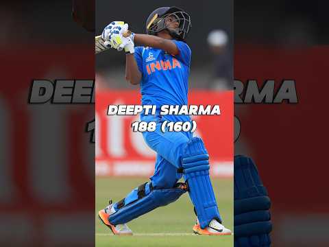Highest Individual Scores in Women's ODI Cricket #womenscricket