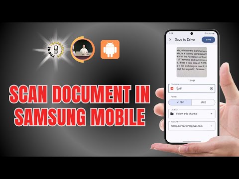 How to Scan Document in Samsung Mobile - Detailed Tutorial