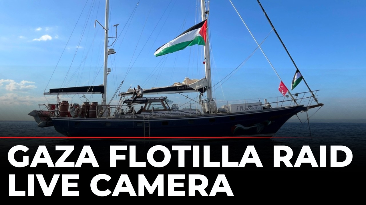 Global Sumud Flotilla LIVE: Israeli Forces Intercept Gaza-Bound Aid Boats | Gaza Flotilla LIVESTREAM