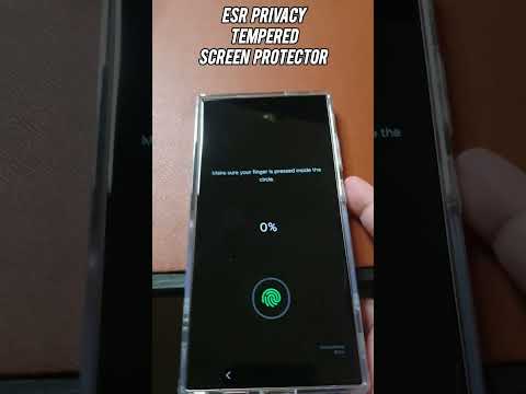 Samsung S24 ultra - Watch before you buy???? ESR tempered privacy screen protector, you won't regret it