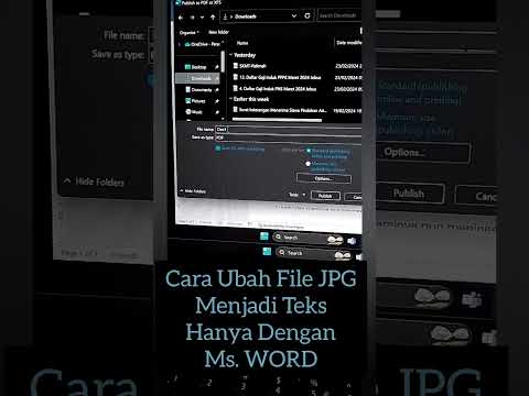 Cara Mengubah Gambar Menjadi Teks di Ms Word #shortvideo #tutorial #word