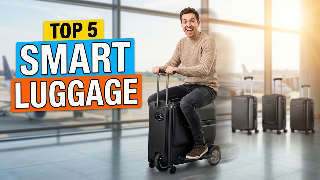 The 5 BEST Smart Luggage In Every Price Range! | Rideable, Self-Driving & Budget to Premium 2026