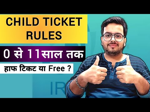 IRCTC Child Ticket booking Full Explained 2024 | Train me kitne sal ke bacche ka ticket lagta hai