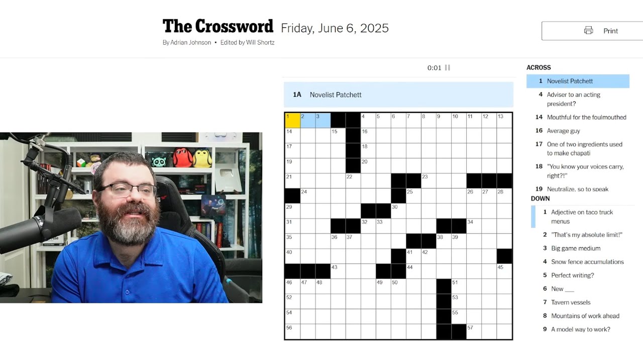 Learning Crossword Week 56 | NYT Crossword Friday June 6th, 2025