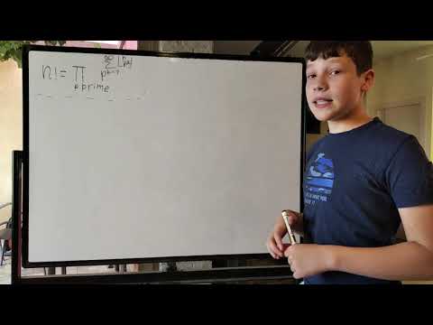 The prime factorization of factorials!