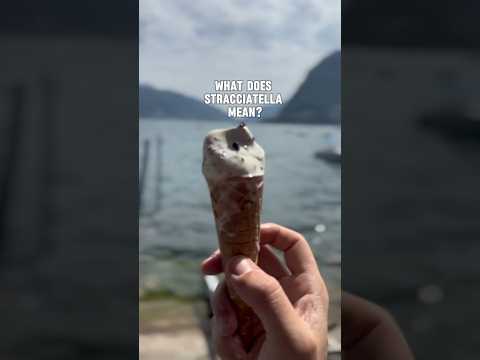 Ancient Origin of Stracciatella Gelato #gelato #italy #foodfacts