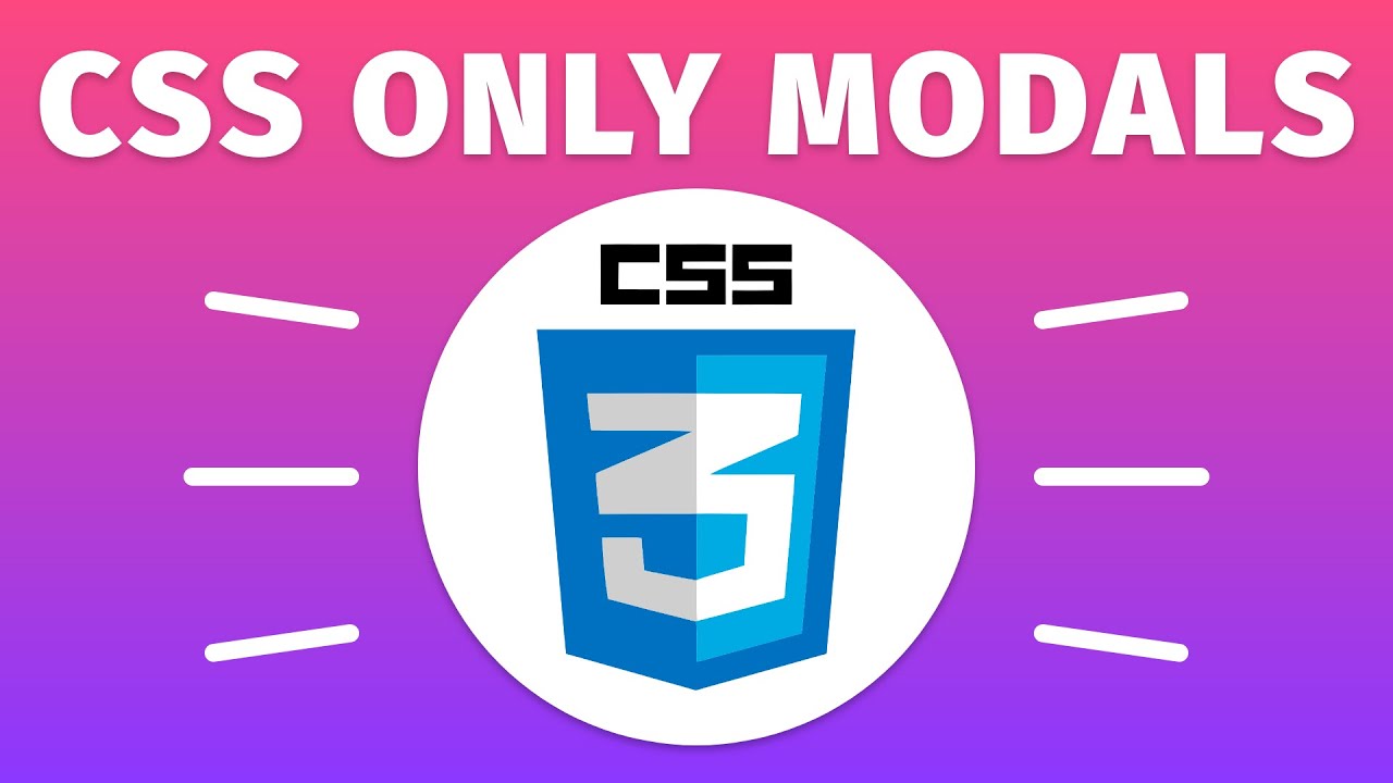 CSS ONLY Modals Tutorial - CSS Popups