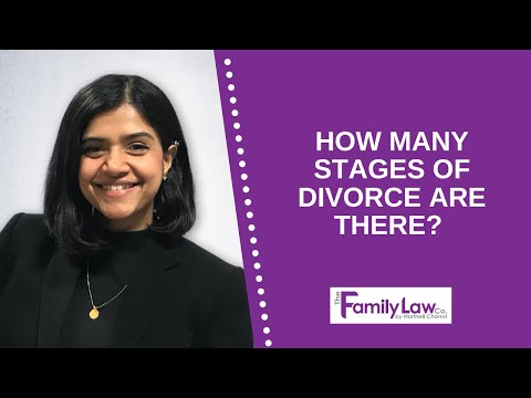 How many stages of divorce are there?