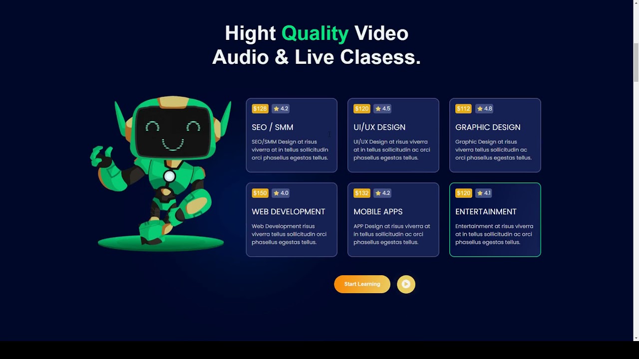 IKnowledge - Education Online and Learning Platform Elementor Template Kit training 14