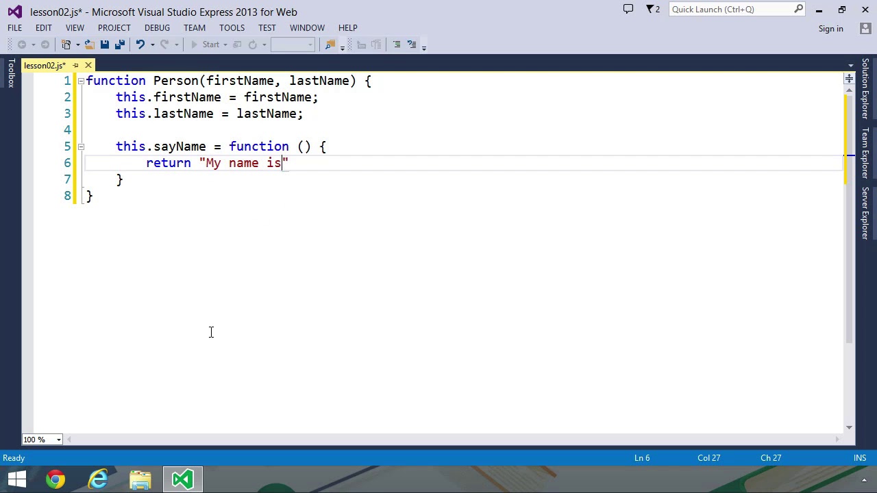 04 The Constructor Pattern