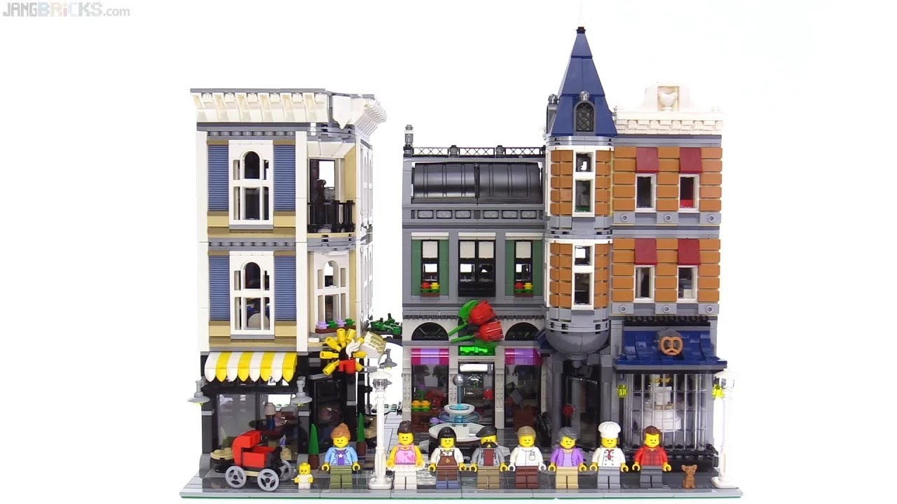 🔄 LEGO Creator 2017 Assembly Square review! modular set 10255 re upload