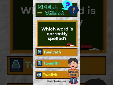 Spell check challenge Episode: 10💥👇Comment below your answer 😎