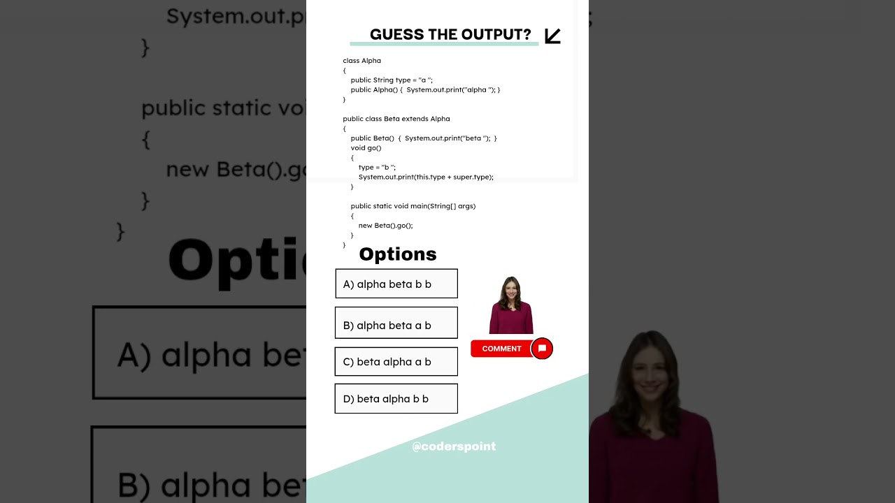 Day 60 java mcq question | java interview questions | java basic programming #javacoding #java #code