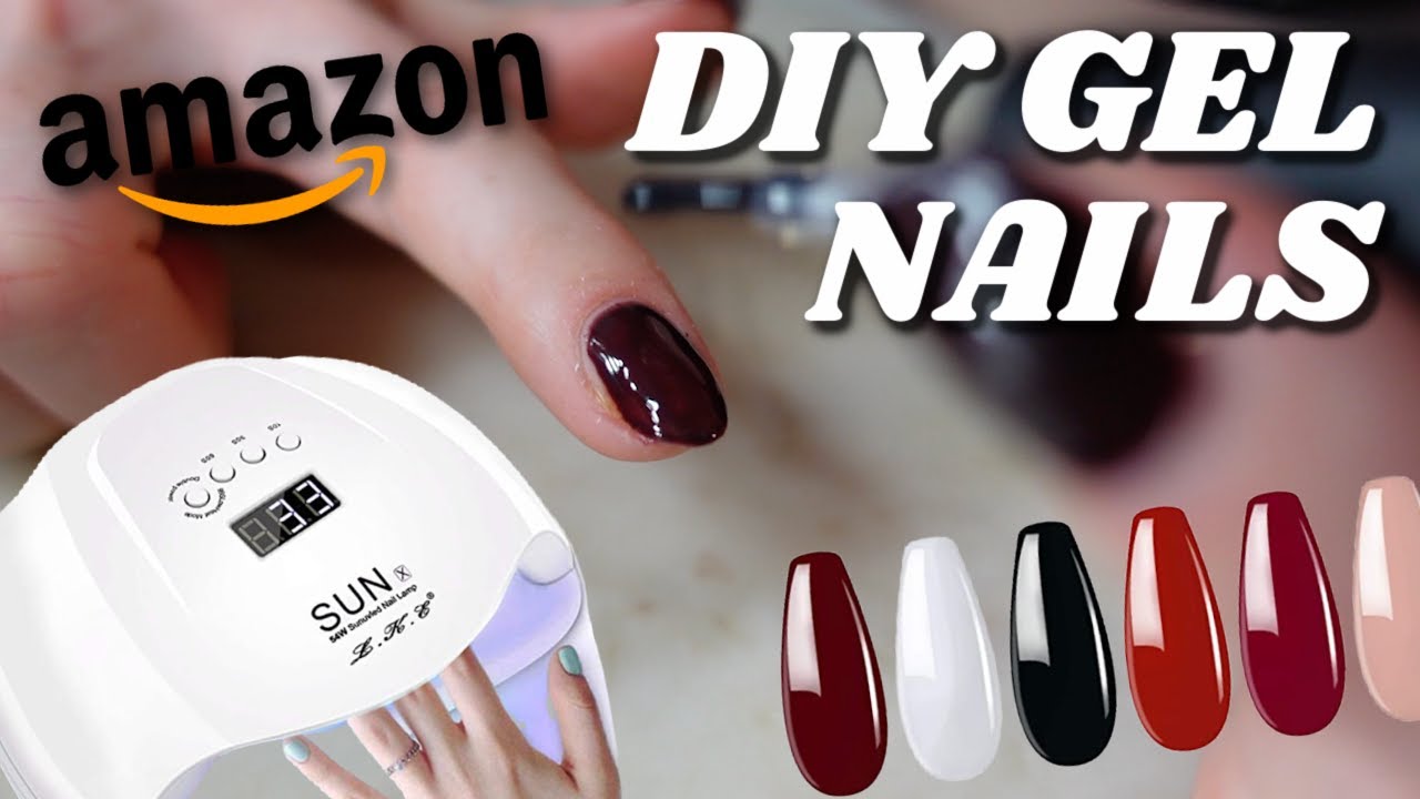 AFFORDABLE DIY GEL NAIL REMOVAL & MANICURE WITH AMAZON PRODUCTS / How I do my easy gel nails at home