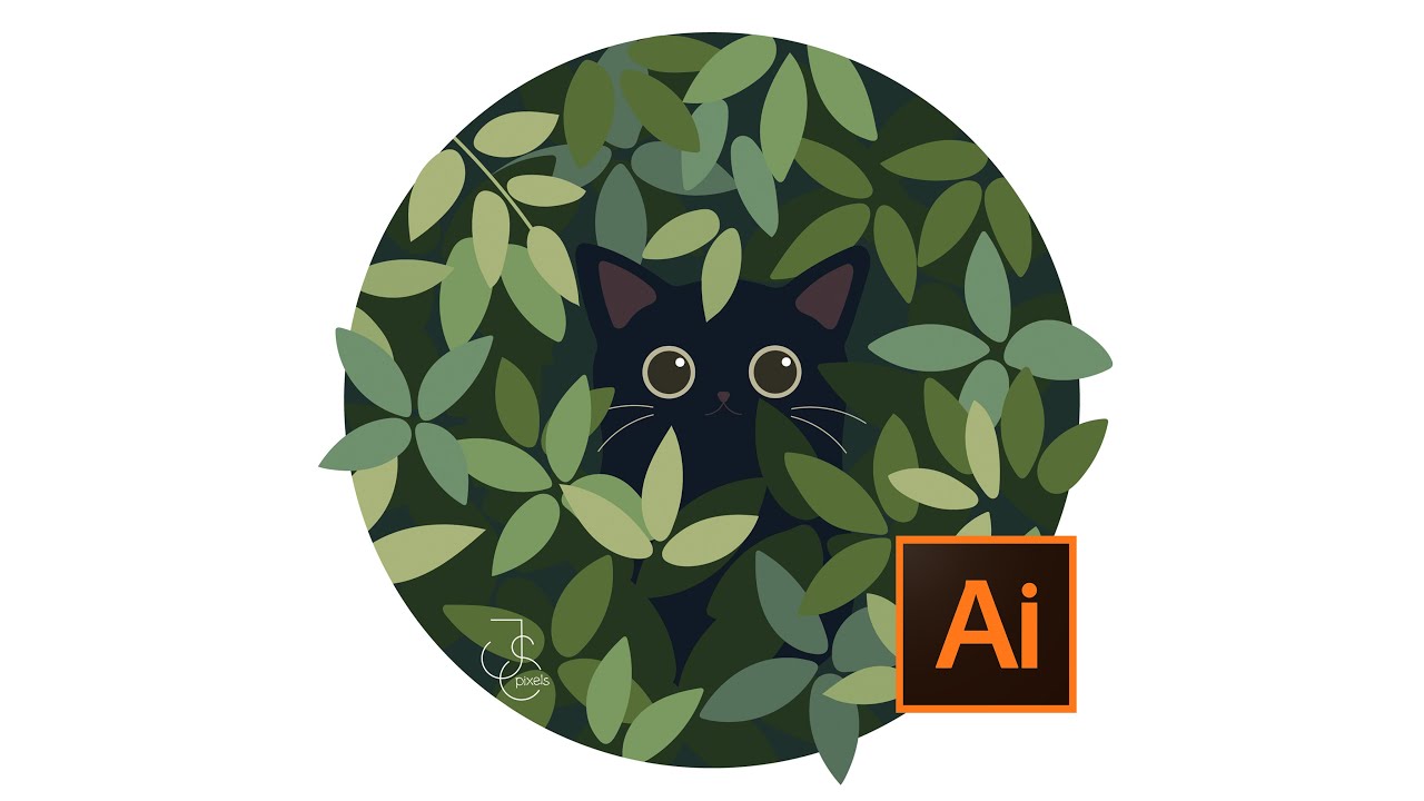Cat Vector Art | Process Video