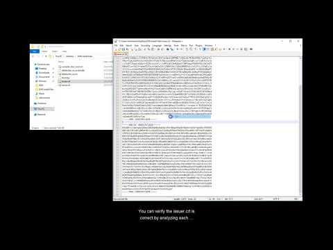 2_Create EMS certificates server.crt and issuer.crt