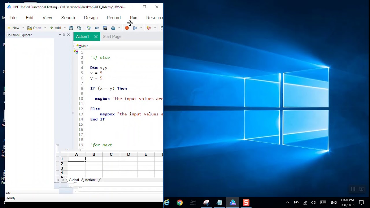 VbScript IF Else Statement