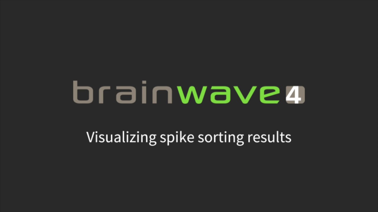 Visualizing spike sorting results
