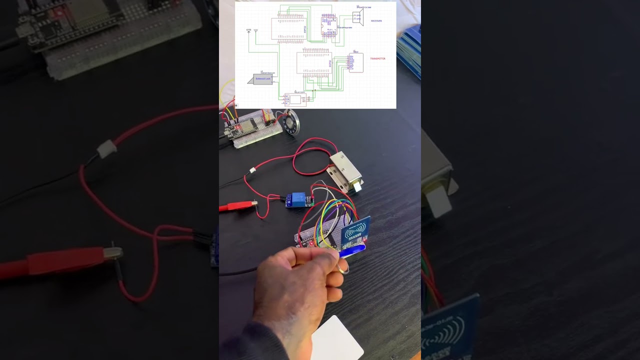 🔐 Wireless Solenoid Door Lock 🔧 using ESP32 🌐 | Smart Lock DIY Project 🏠