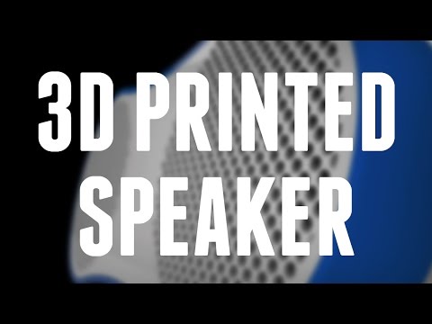 Creative 3D Printed Speaker Casings with a MakerBot 3D Printer