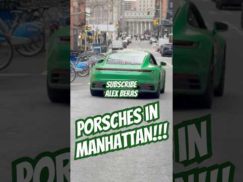 Porsches in Manhattan! #porsche #porsche991 #porsche911
