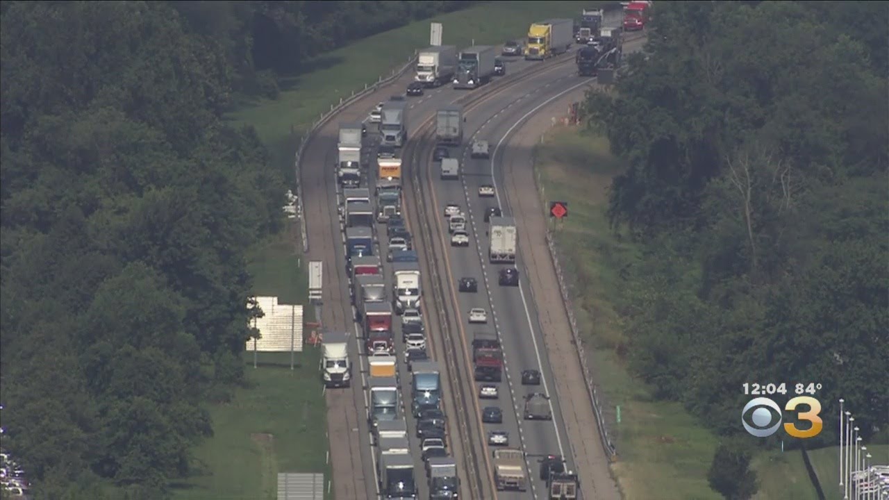 Overturned Tractor-Trailer Shuts Down Portion Of Pennsylvania Turnpike In Uwchlan Township