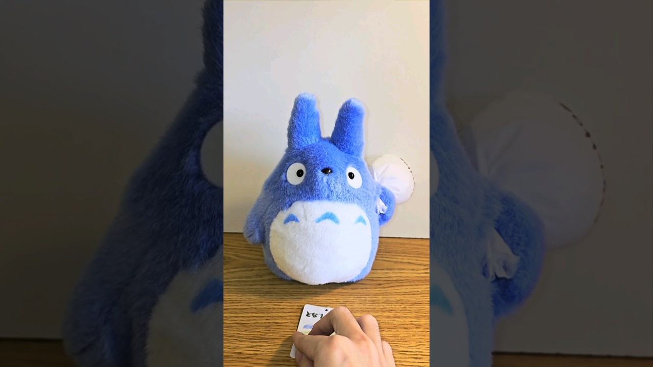 Blue Totoro plush #ghibli #studioghibli #totoro #plush #plushies #hayaomiyazaki #anime