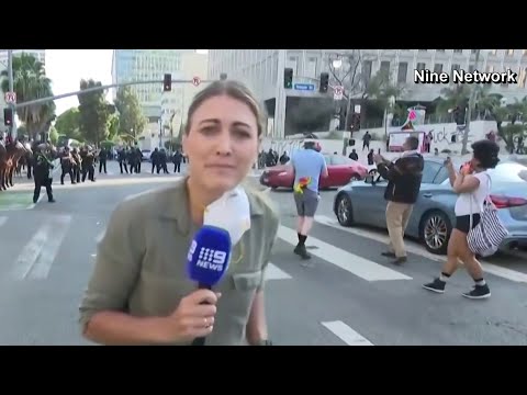 Australian Reporter Shot During LA Immigration Protests